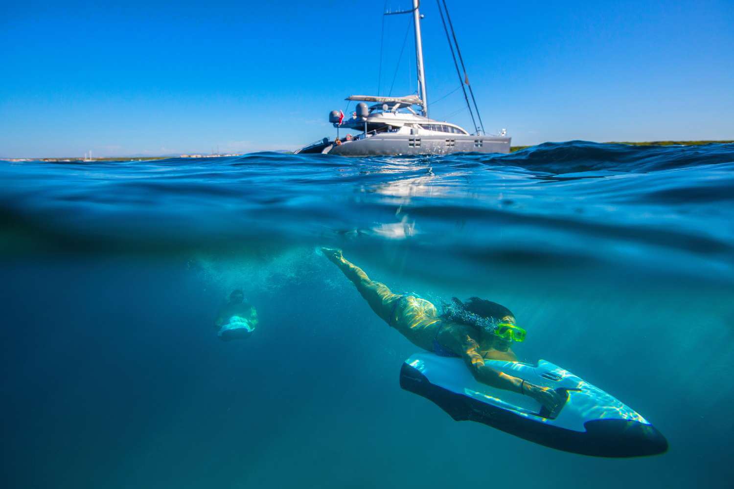 Luxury catamaran for charter Cartouche available in Mediterranean ...