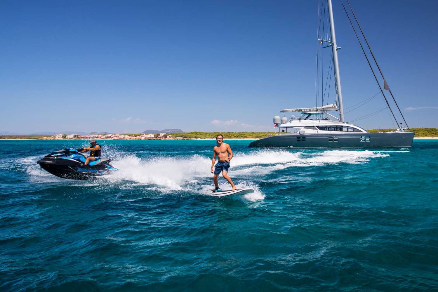 Luxury catamaran for charter Cartouche available in Mediterranean ...