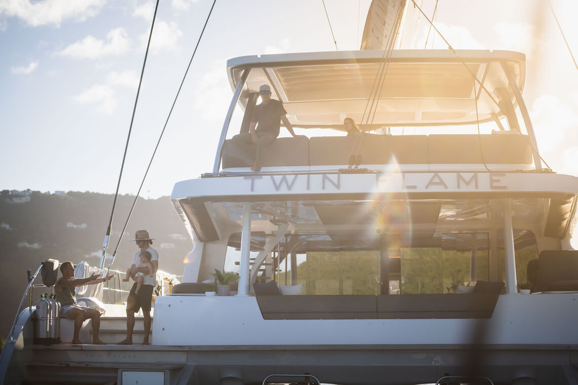 Lagoon Catamaran YACHT 77 - TWIN FLAME boat rental | Windward Yachts